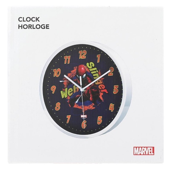 Marvel | Wall Decor | Marvel Spiderman Round Wall Clock New In Box ...